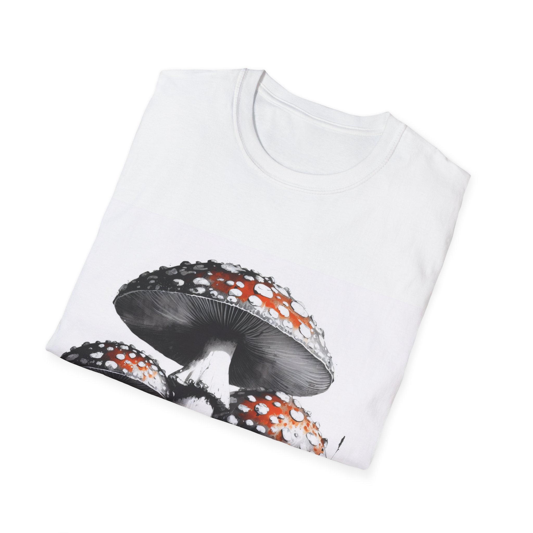 Mushroom T-shirt, Mushroom Shirt, Nature Tshirt, Mushroom Drawing ...