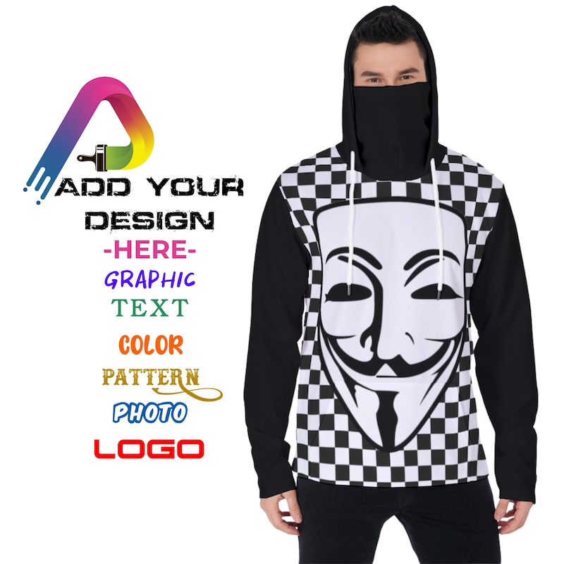 Hoodie With Built in Mask - Etsy