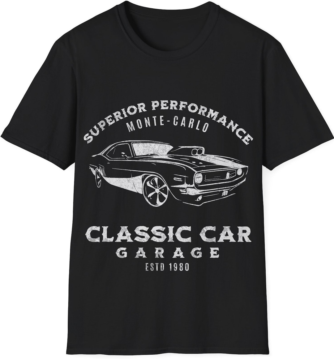 Classic Car Garage T-shirt, American Muscle Car, Classic Car, Hot Rod ...