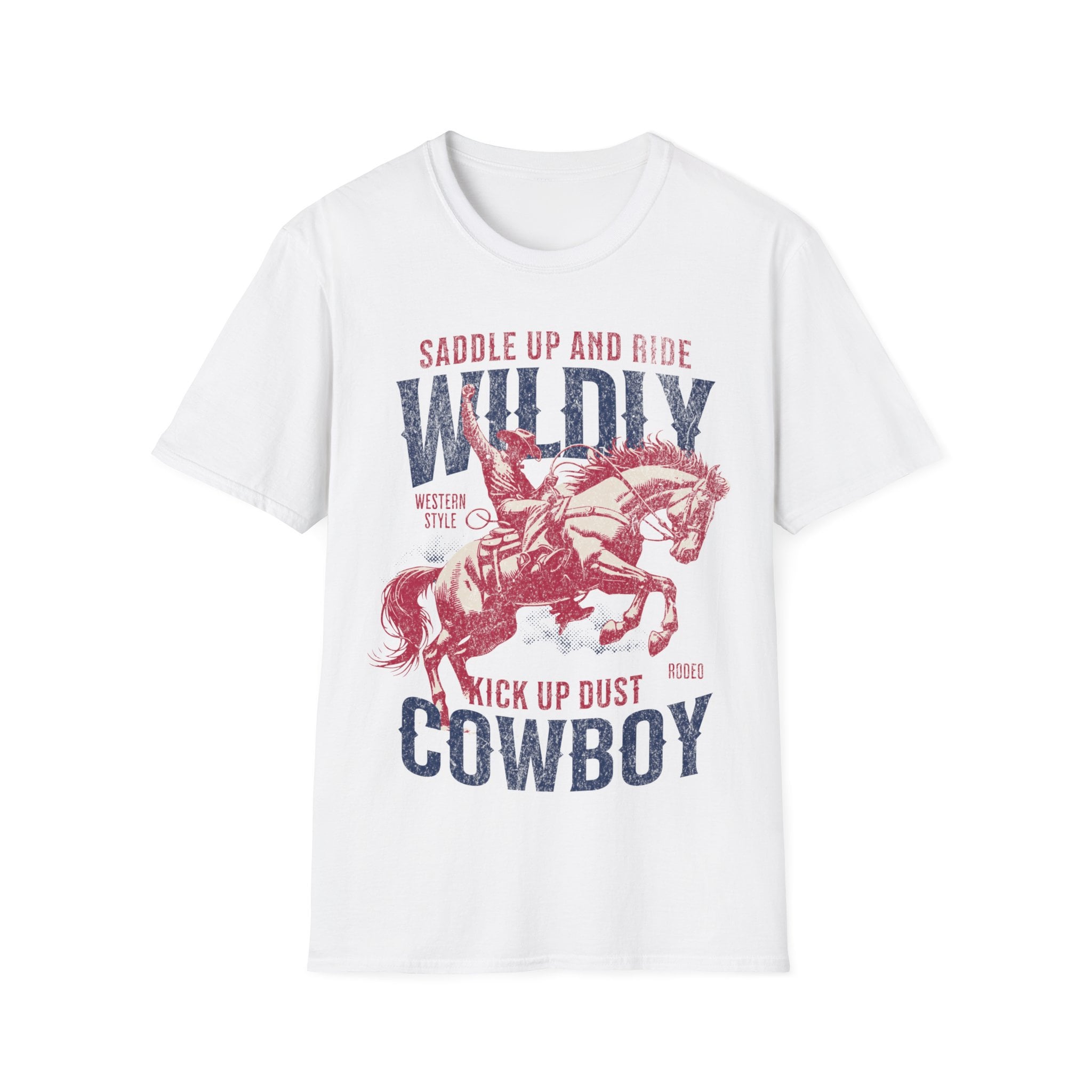 Wildly Rodeo Cowboy T-shirt, Vintage Western Shirt, Rodeo Western Shirt ...