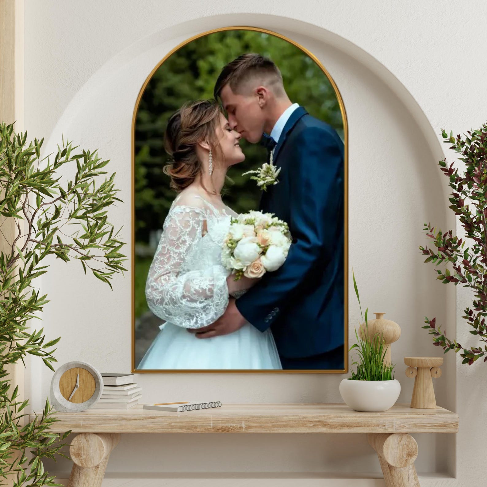 Personalized Arched Canvas Prints, Photo to Canvas, Family Photos ...