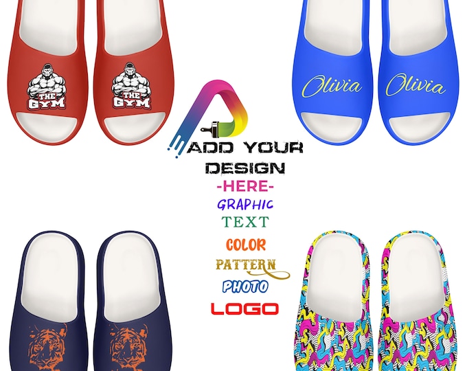 Personalized Slippers - Custom Photo Slippers Gift - Sandals for Your ...