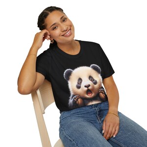 Funny Panda T-shirt, Panda Bear Tshirt, Cute Panda Tee, Panda Lover ...