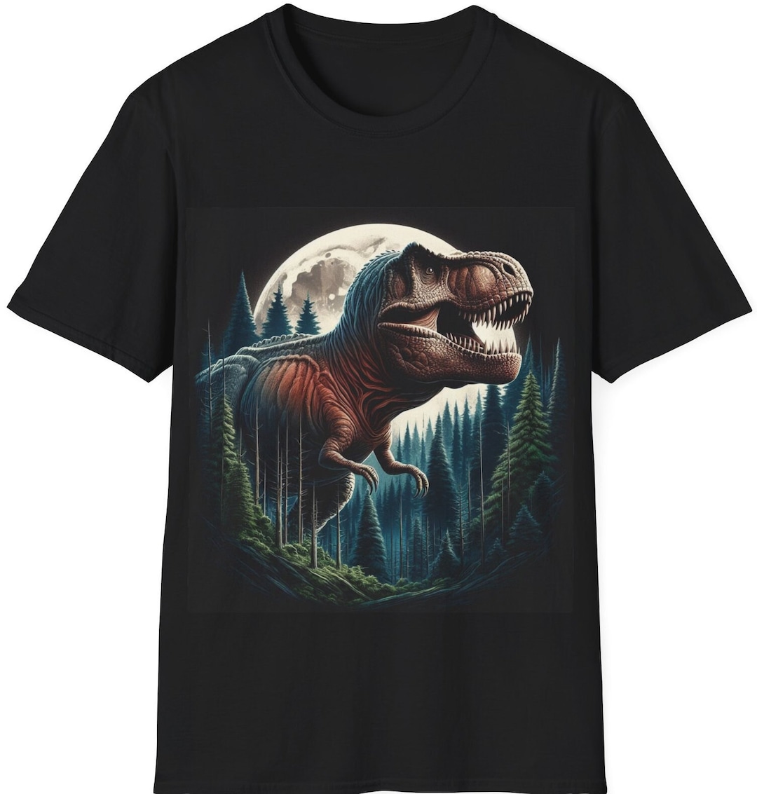 Dinosaur T-rex T-shirt, Graphic T-rex Shirt, Tyrannosaurus Tee ...