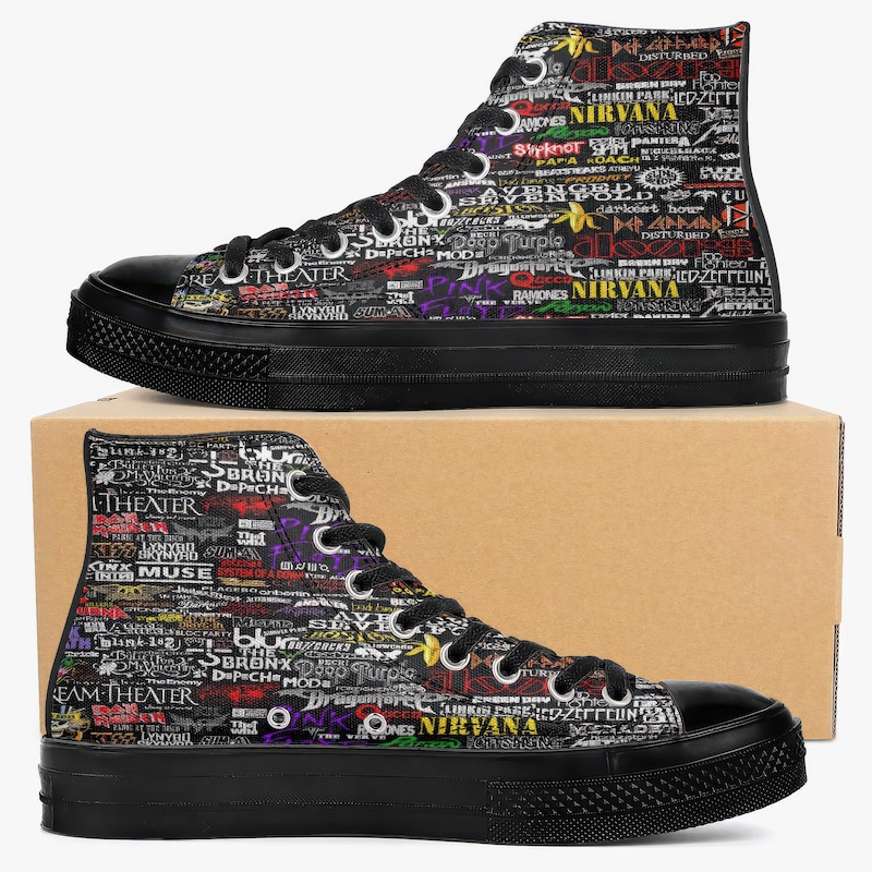 Rock Band Shoes - Etsy
