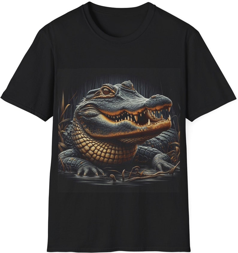 Alligator T-shirt, Crocodile Shirt, Alligator Tee, Croc Graphics T ...