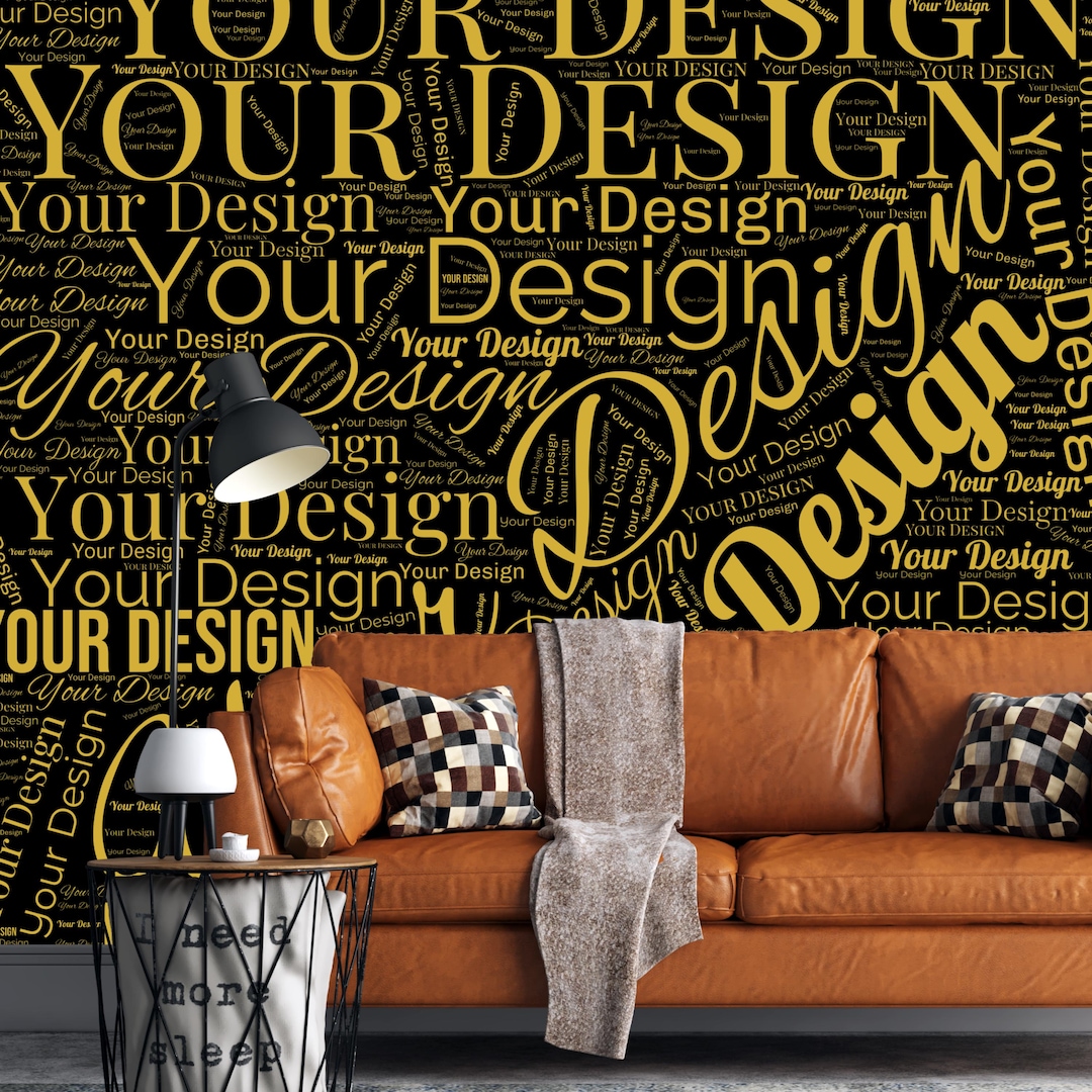 Custom Peel and Stick Wallpaper, Personalized Wall Mural From Your ...