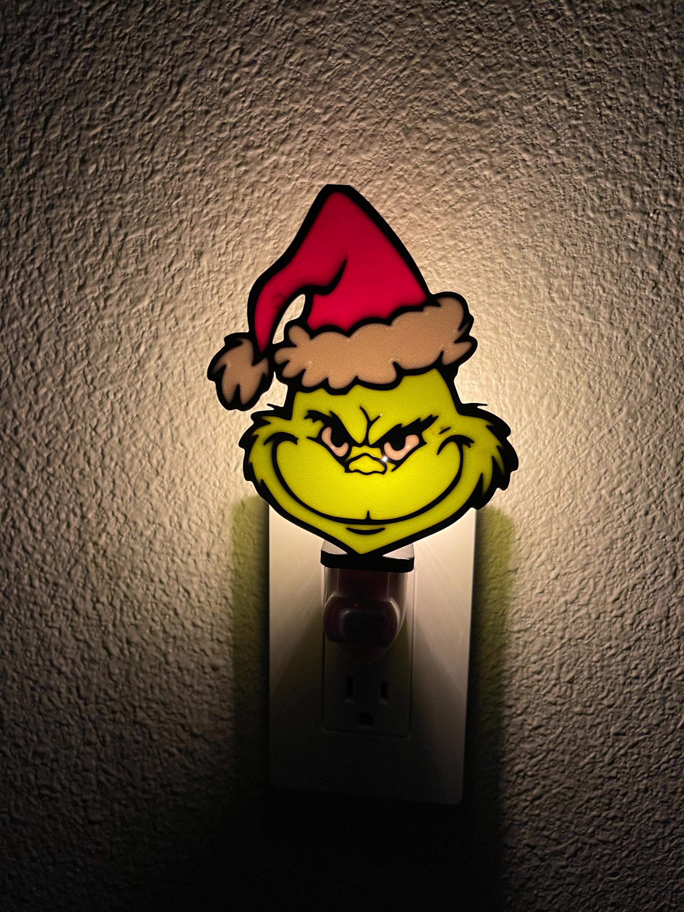 Grinch Christmas Night Light – Holiday Kids Room Decor - Etsy