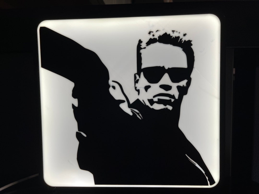 Arnold Schwarzenegger Terminator Lightbox - Etsy