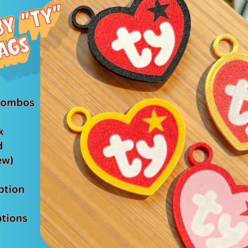 Dog Ty Name Tag - Etsy