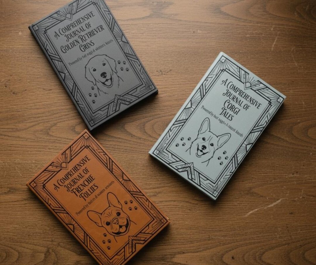 Unique Laser Engraved Dog Breed Journals Featuring Goldendoodles ...