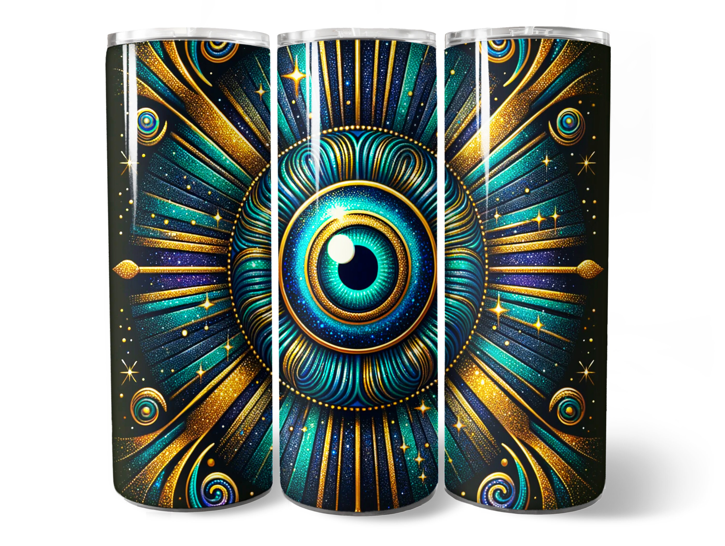 Greek Evil Eye Tumbler Wrap PNG Design, Turkish Evil Eye Tumbler Wrap ...