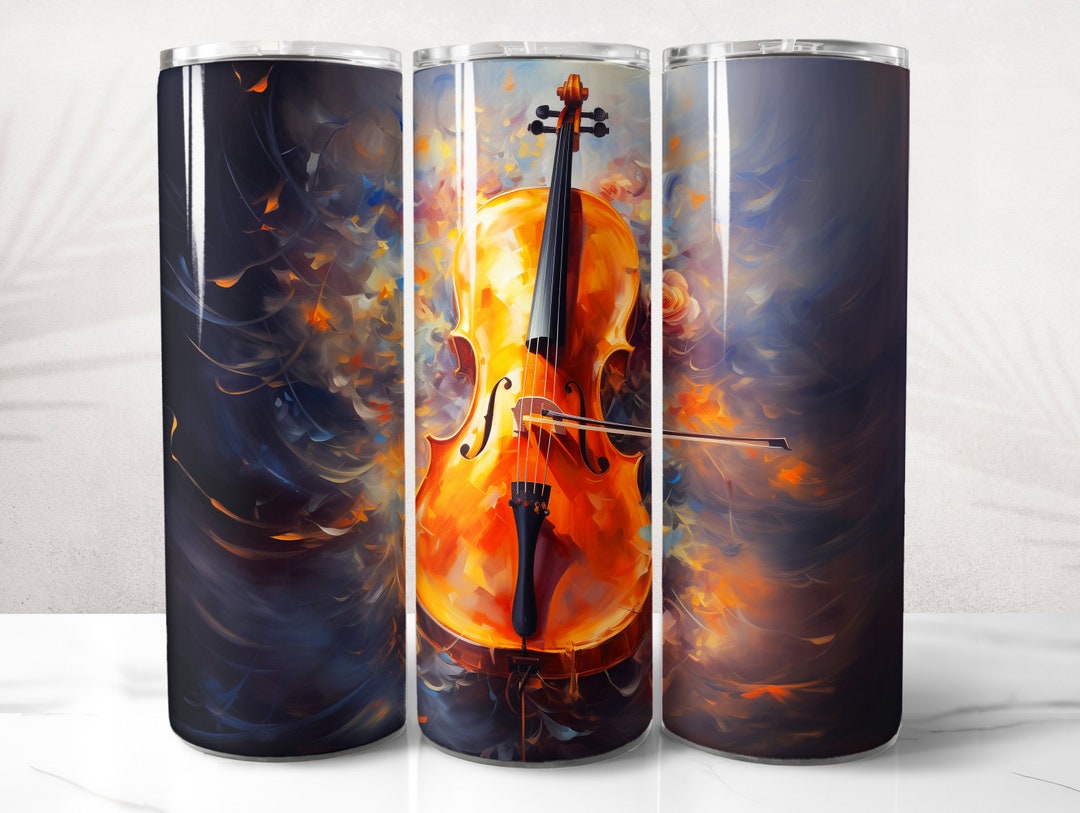 Cello Tumbler Wrap PNG Design, Cello Tumbler Wrap 20 Oz Skinny Tumbler ...