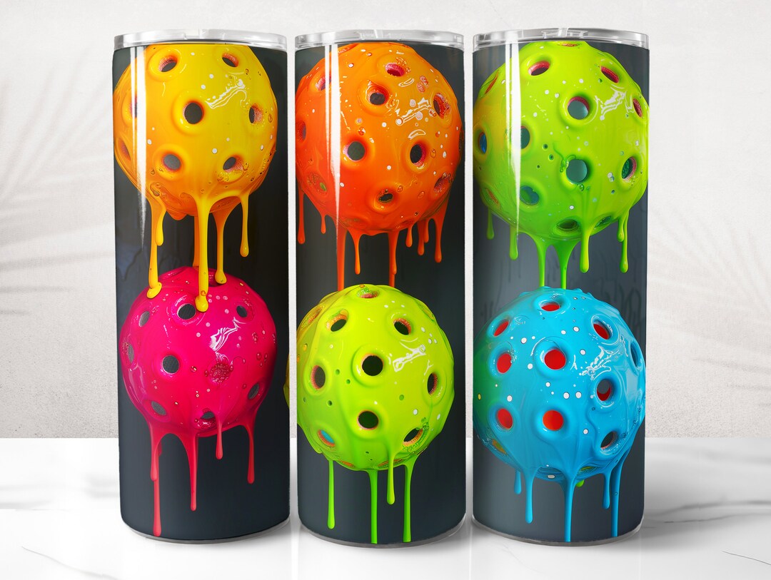 Pickleball Tumbler Wrap PNG Design, Pickleball Tumbler Wrap 20 Oz ...