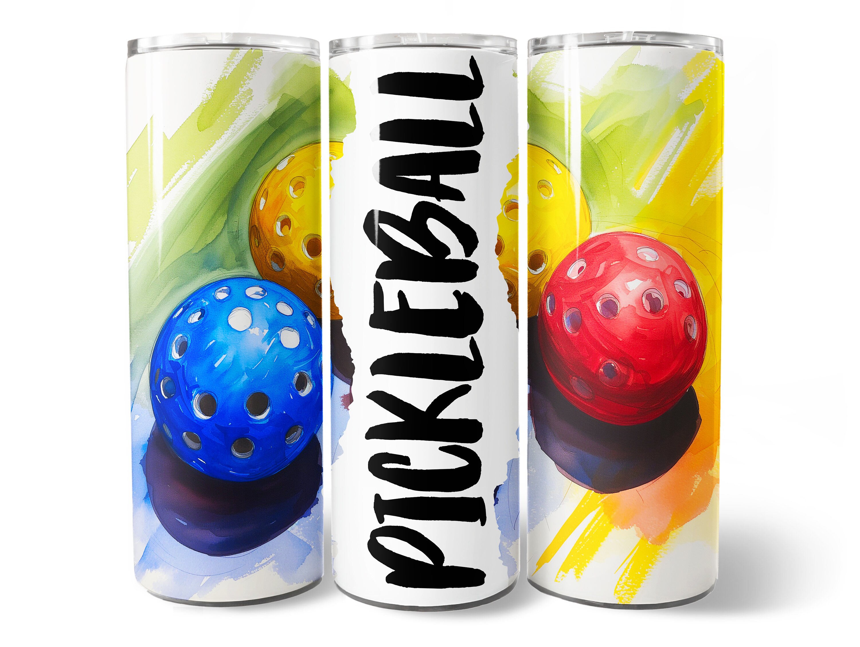 Pickleball Tumbler Wrap PNG Design, Pickleball Tumbler Wrap 20 Oz ...