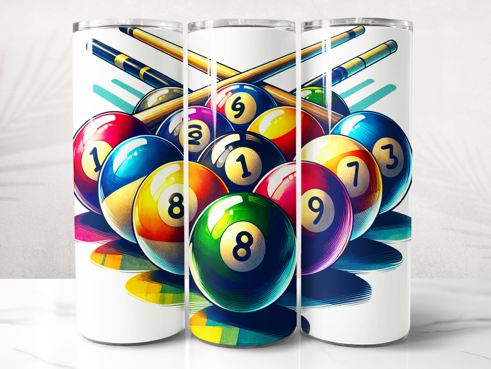 Billiard Tumbler Wrap PNG Design, Billiard Tumbler Wrap 20 Oz Skinny ...