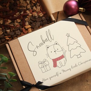 Personalised Cat Treat Box | Cat Gift Box | Letterbox Cat Treats ...