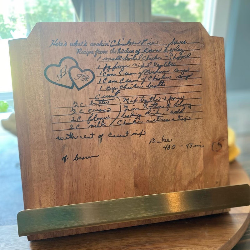 Cookbook Stand - Etsy