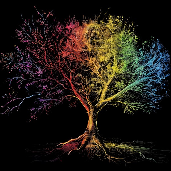 Rainbow Scratch Art - Etsy