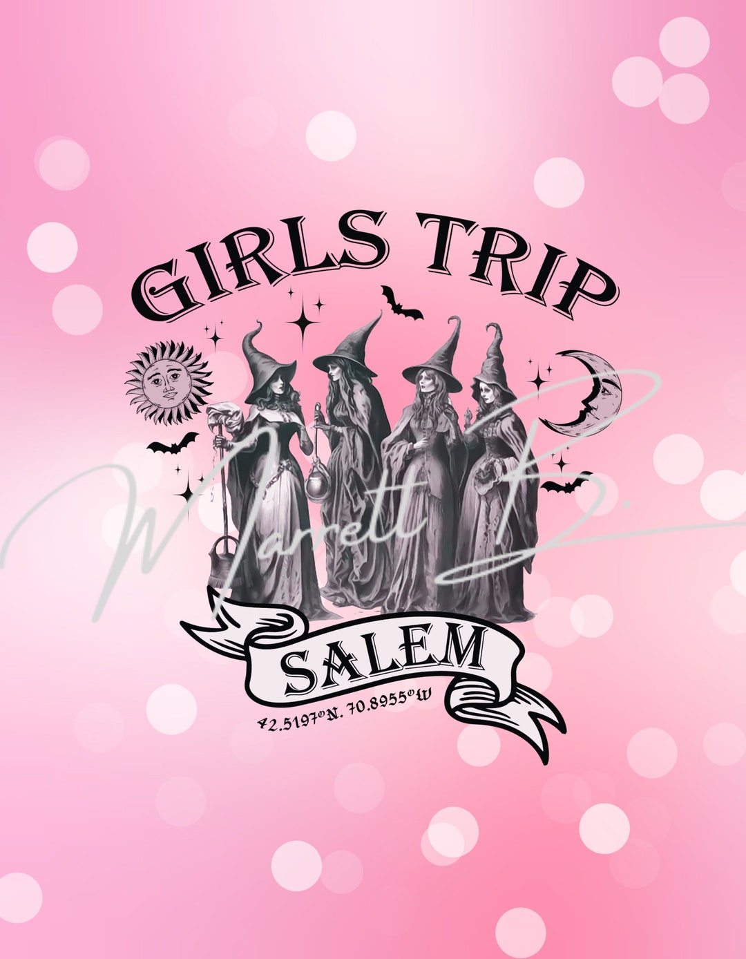 Salem Girls Trip Png, Salem Girls Trip Design, Salem Png, Salem Witches ...