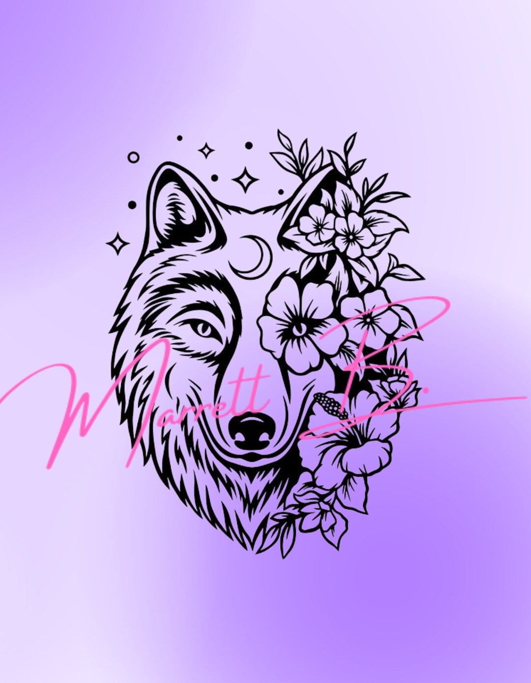 Wolf Png, Wolf Digital File, Pretty Wolf Png, Spiritual Wolf Png ...