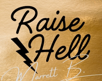 Raise Hell PNG - Etsy