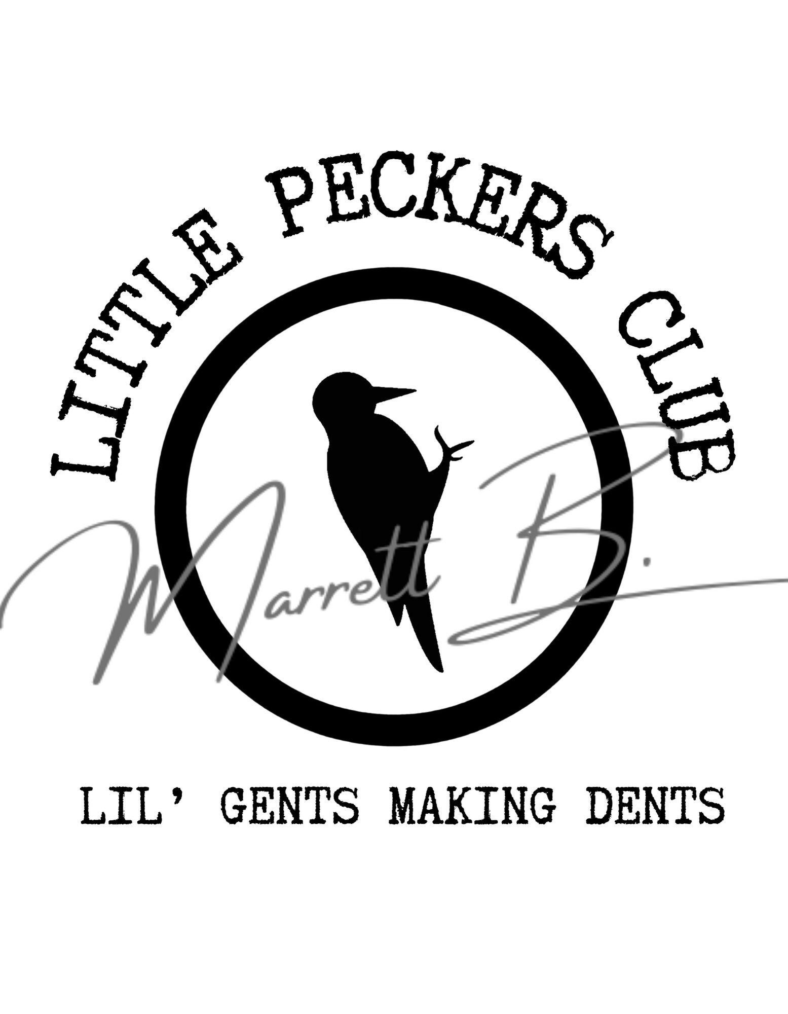 Little Peckers Club Lil' Gents Making Dents Png, Funny Pecker Png, Funny Dude Png, Little Pecker ...