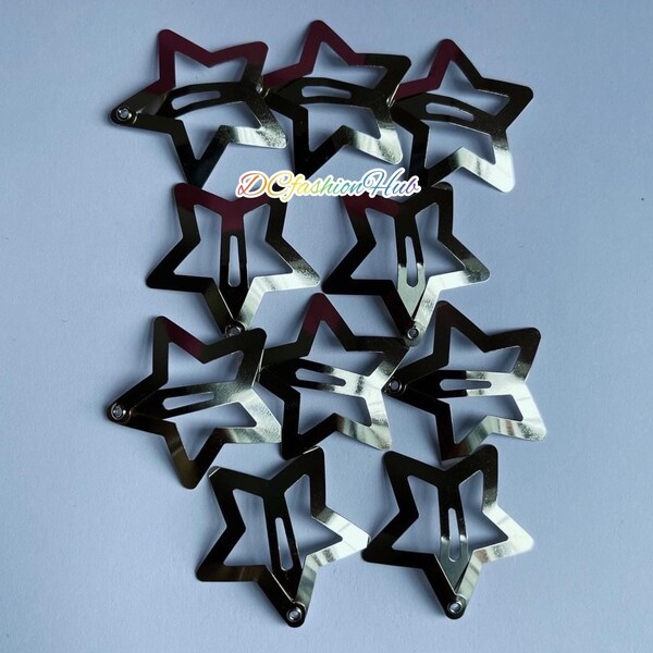 Star Hair Clips - Etsy