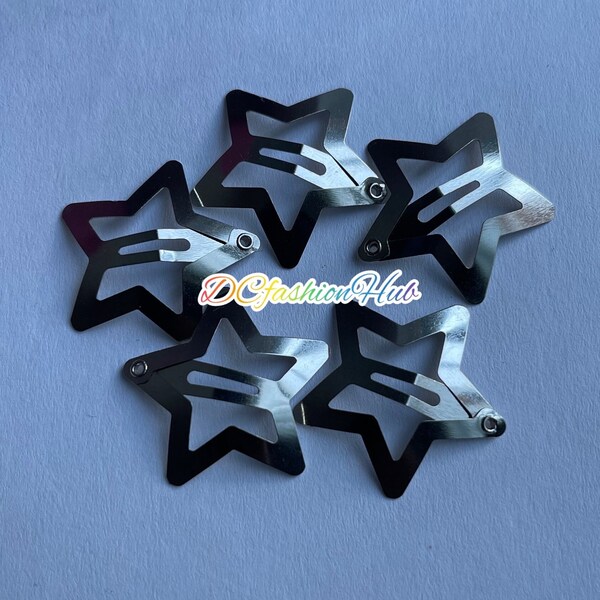 Star Hair Clips - Etsy