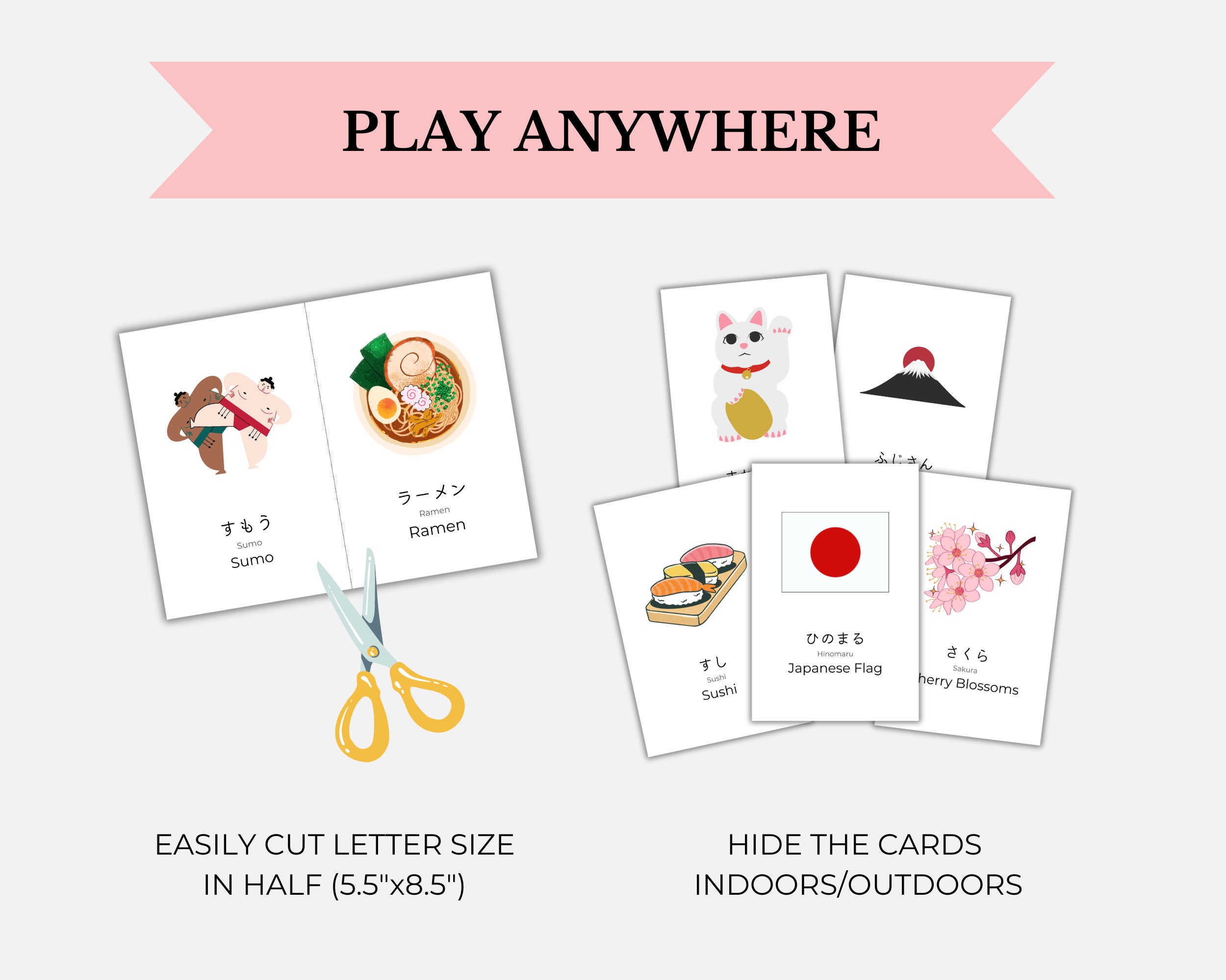 Japan Scavenger Hunt, Tokyo Travel Bingo, Party Game, Sightseeing ...