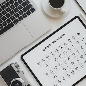 Hiragana and Katakana Basic Charts With Romaji and Stroke Order ...