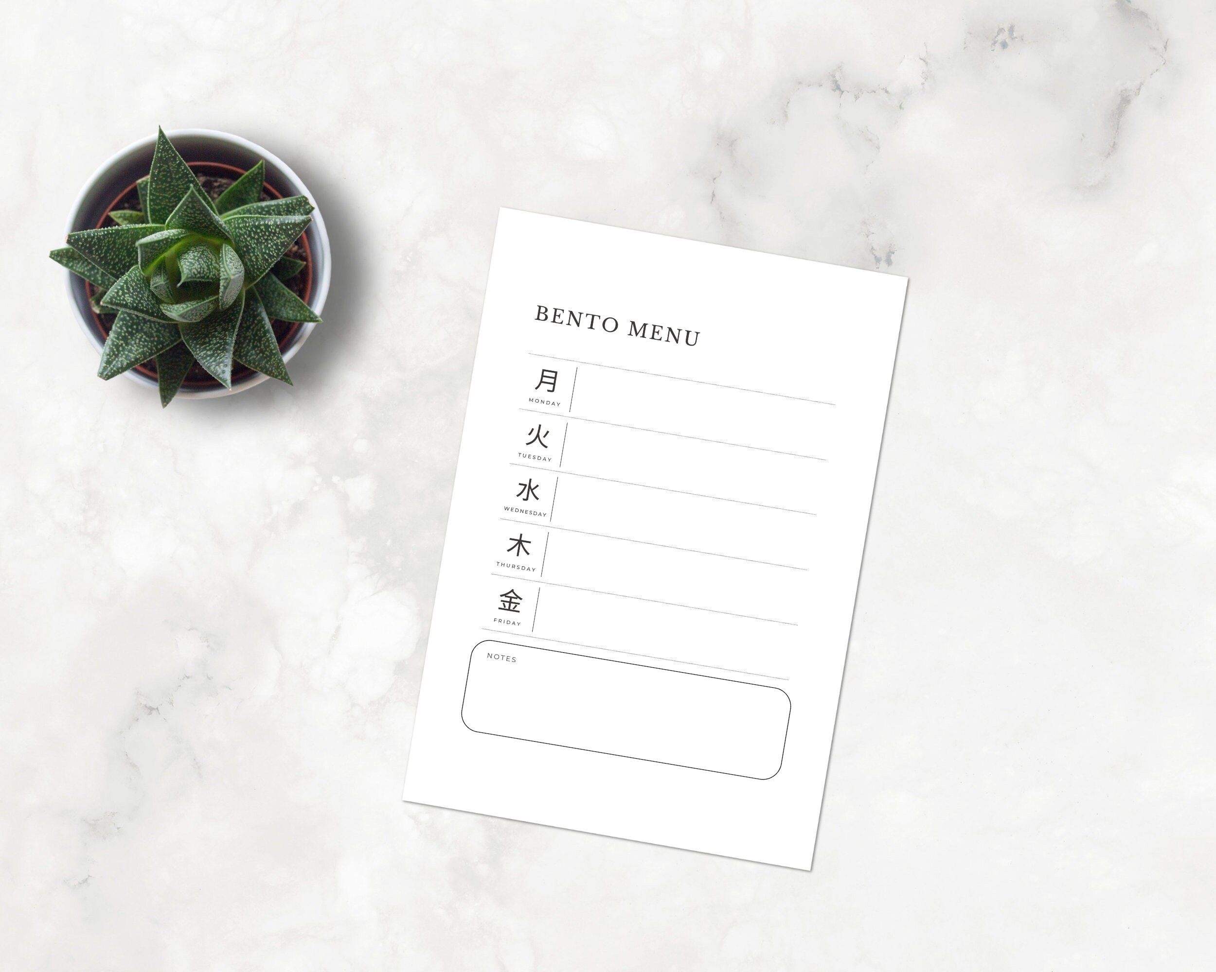 Japanese Bento Ideas Menu Planner Bundle, Traditional Bento, Authentic ...