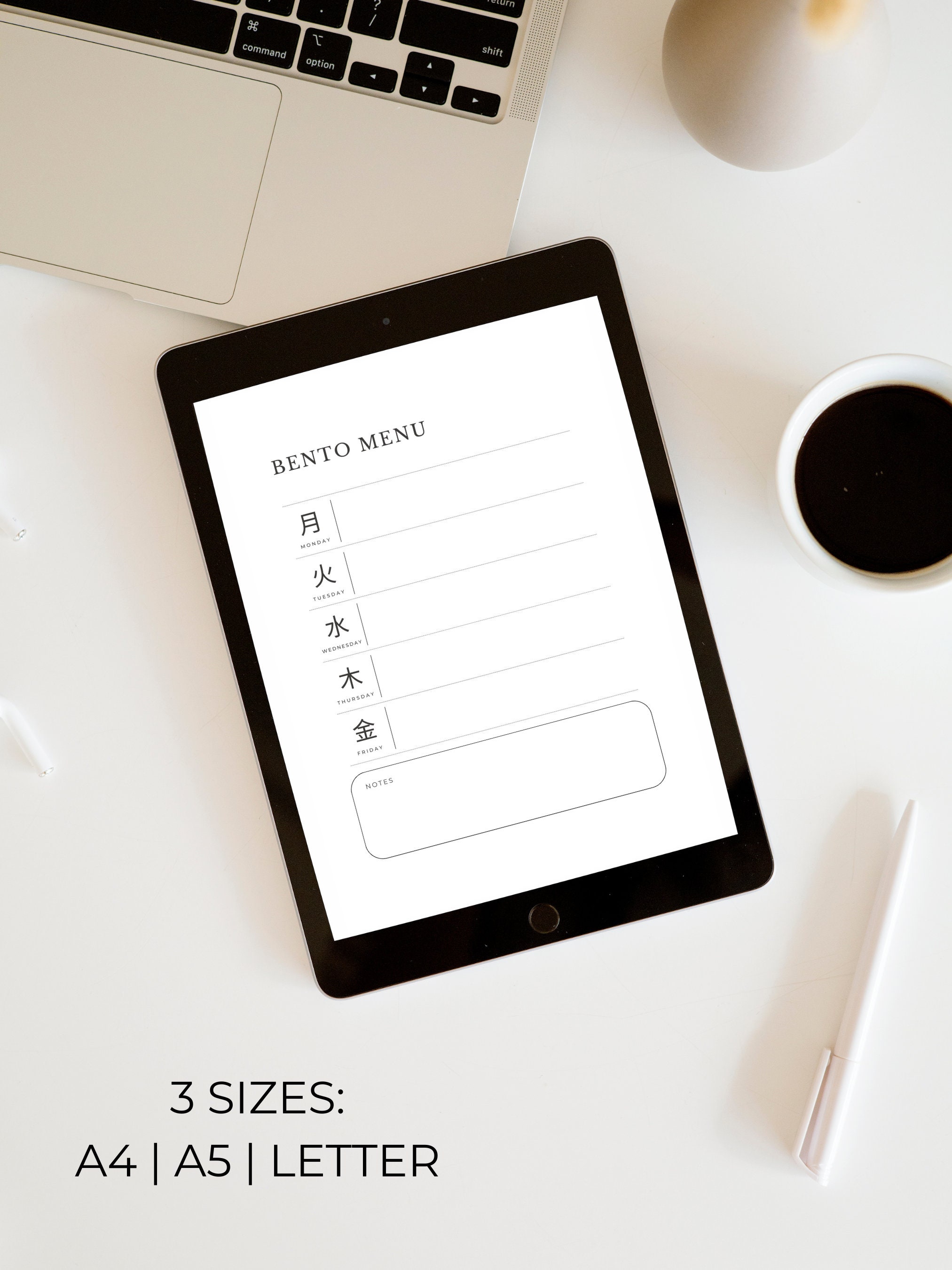 Japanese Bento Ideas Menu Planner Bundle, Traditional Bento, Authentic ...