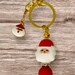 Christmas Keychains/holiday Keychains/beaded Christmas Keychain/bag or ...