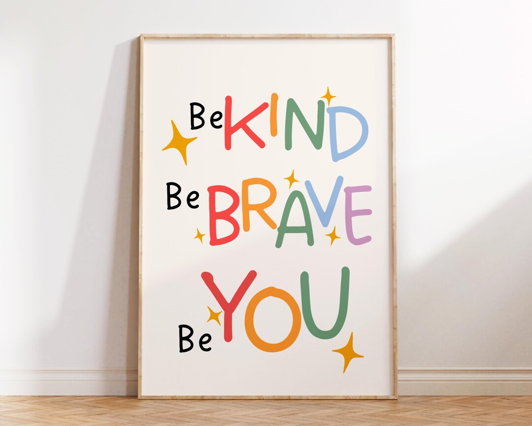 Children's Affirmation Wall Art | Kids Bedroom | Girl Boy Poster ...