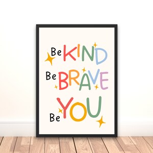 Childrens Affirmation Wall Art | Kids Bedroom Poster Set of 3 ...