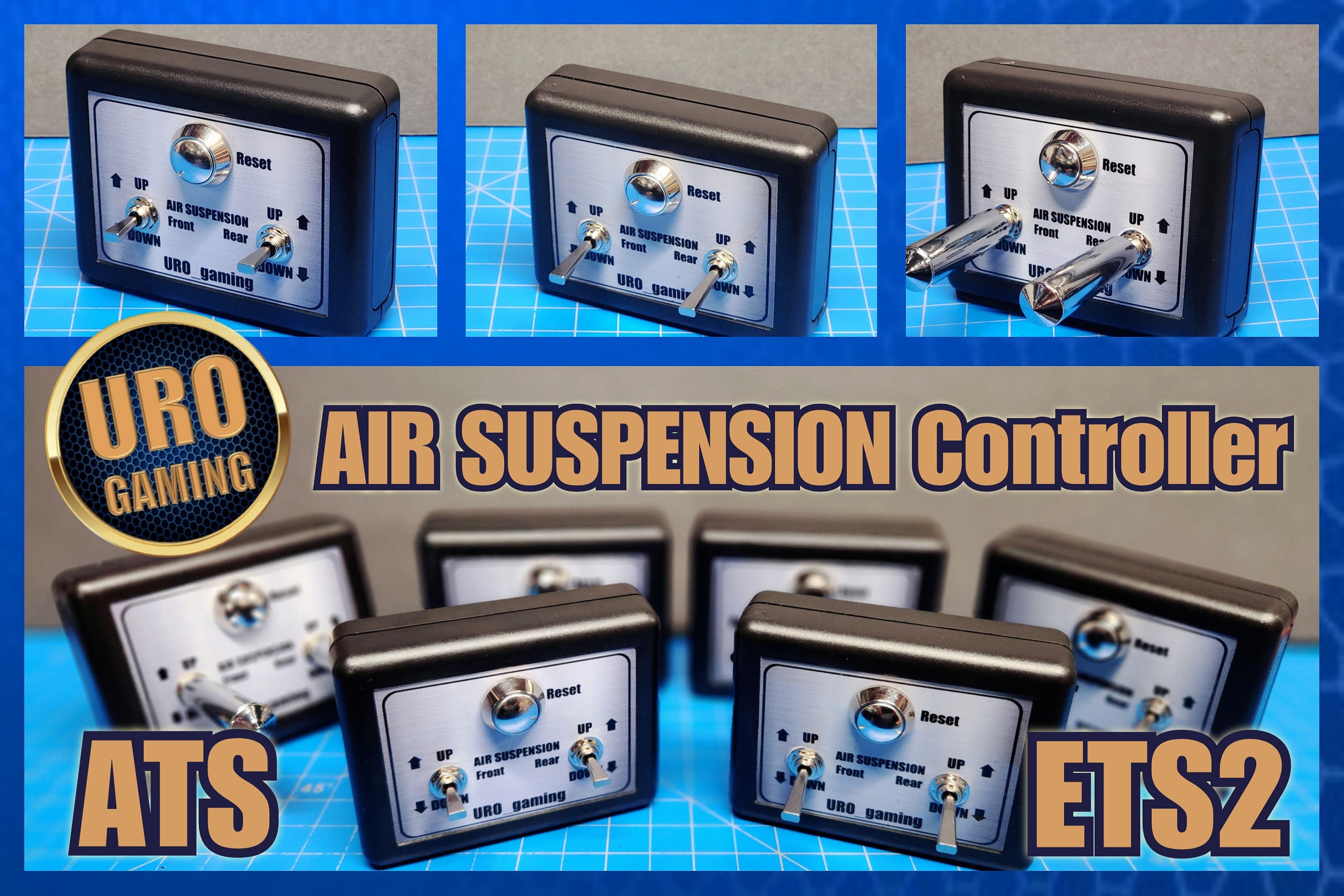 Uro_gaming Air Suspension Controllers for ATS and ETS2 (for PC) Button Box *see Description* - Etsy
