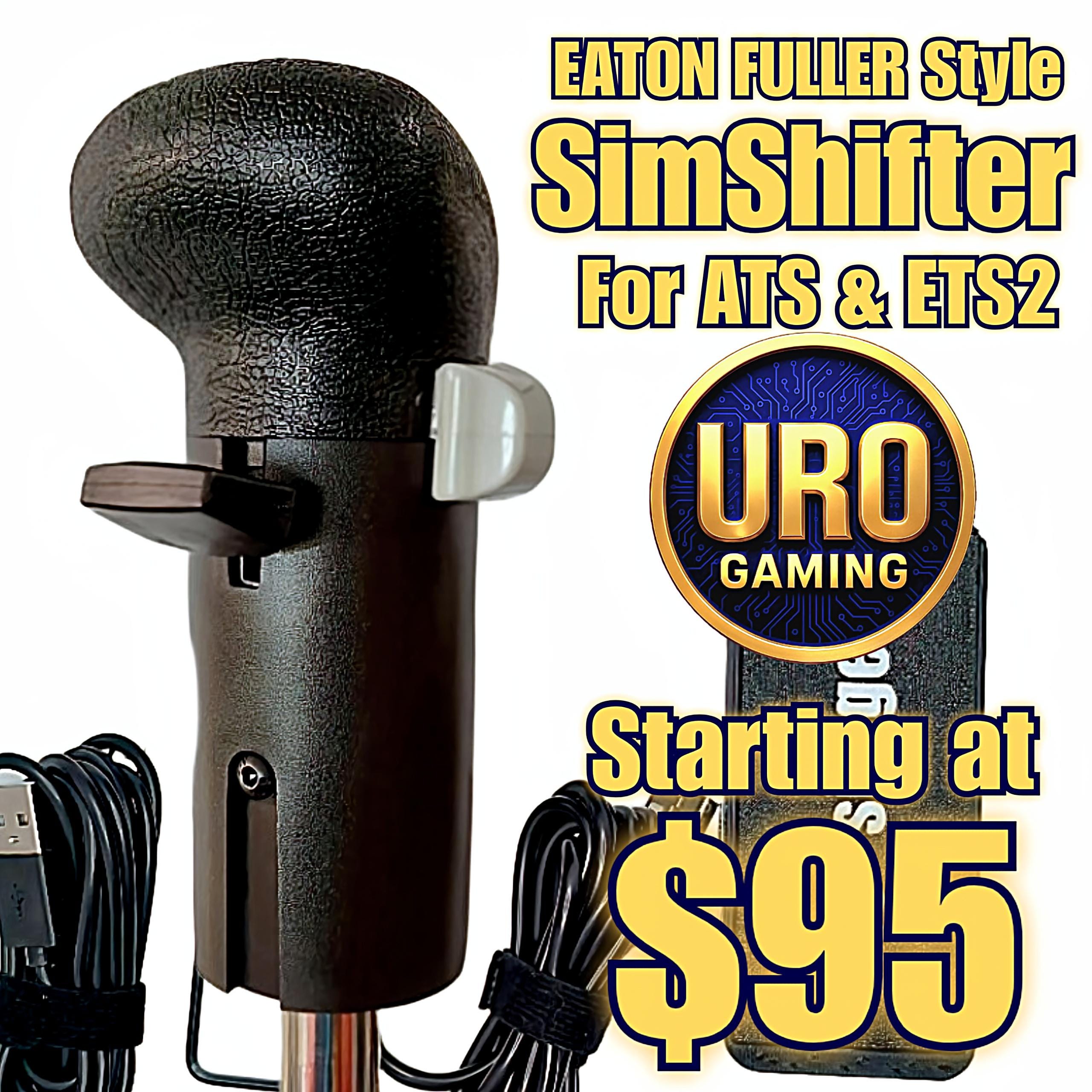 LHD Uro_gaming Simshifter for ATS / ETS2 Shifter Shift Knob Eaton ...