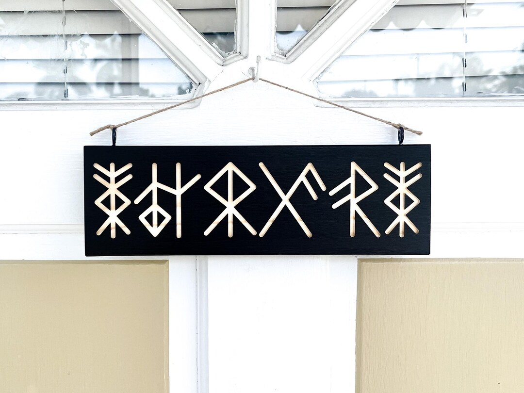 Prosperity and Abundance Bind Rune Board. Handcrafted Carved Wood. - Etsy