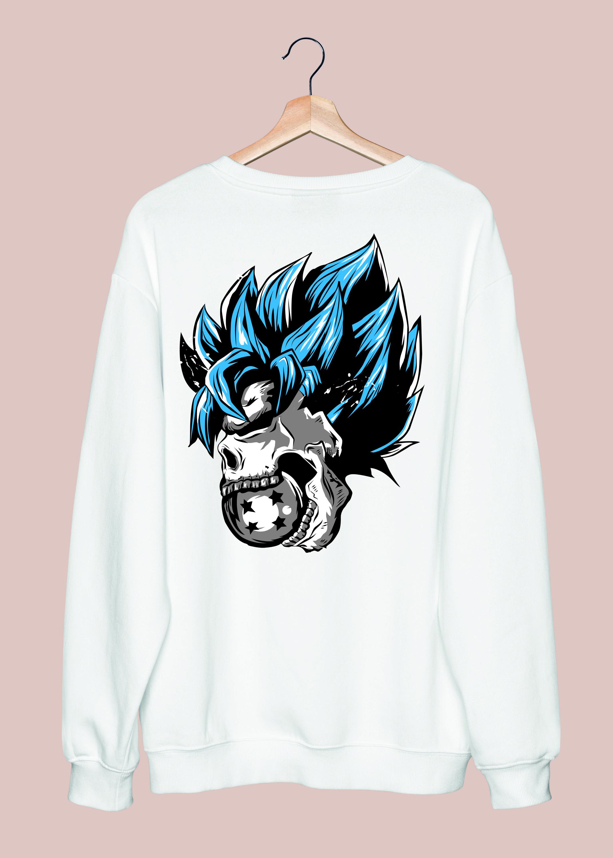 Digital Goku Skull, Goku Skull Svg, Goku Skull Png, Goku Skull Print ...