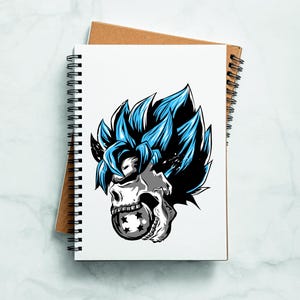 Digital Goku Skull, Goku Skull Svg, Goku Skull Png, Goku Skull Print ...