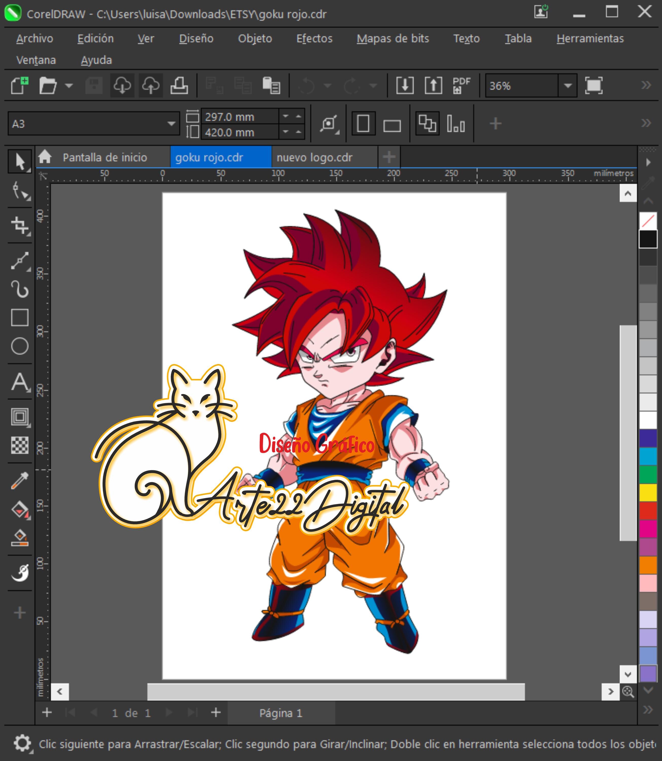 Super Saiyan, Goku, Dragon Ball, Goku Clipart, Vector Goku, Anime ...