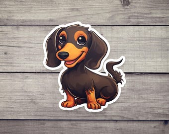 Dachshund Sticker Dachshund Clipart Animal Clipart Cute Animal Stickers ...