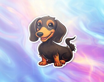 Dachshund Sticker Dachshund Clipart Animal Clipart Cute Animal Stickers ...