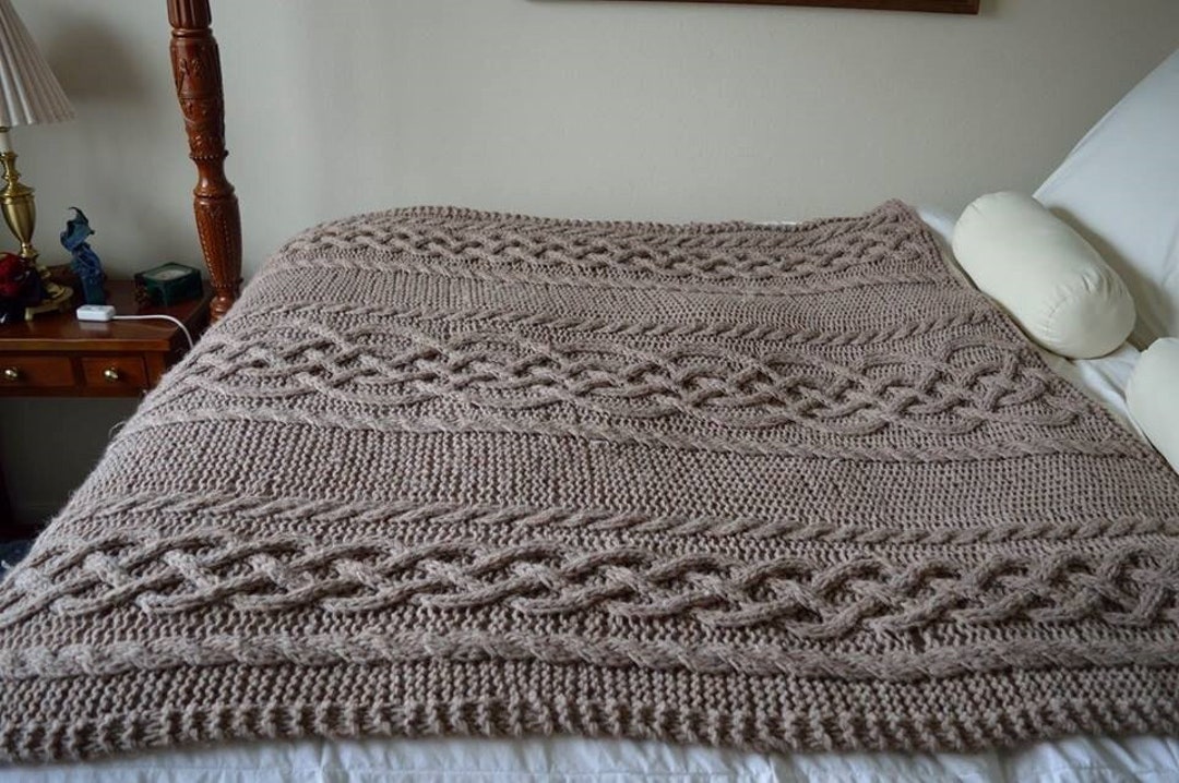 Dad's Blanket Knitting Pattern - Etsy