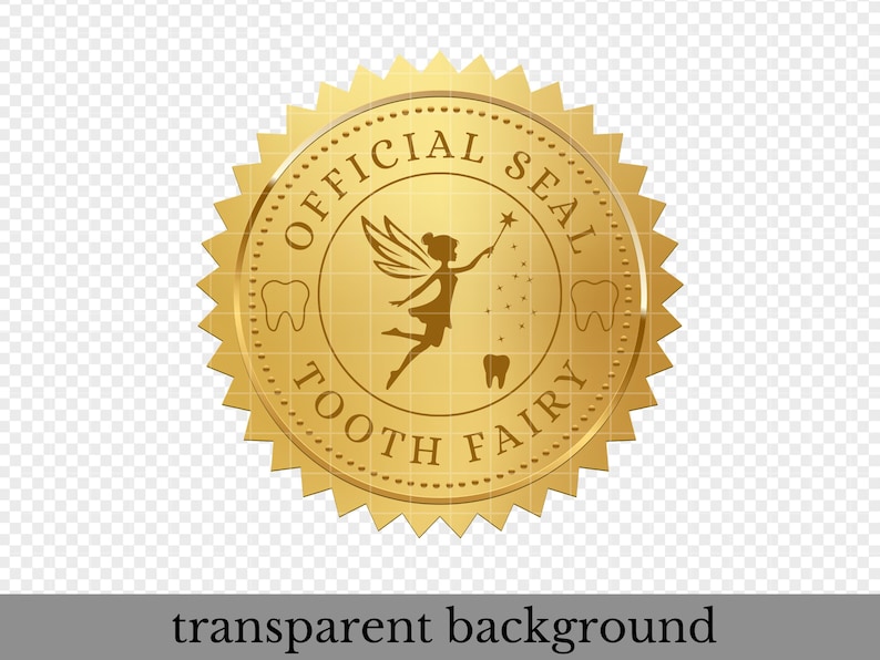 Tooth Fairy Official Seal PNG, Letter From Tooth Fairy, Toothfairy Clip ...