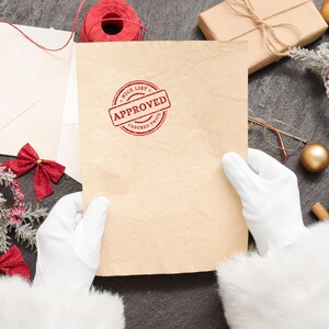 Santa Claus Approved Nice List Stamp PNG Official Seal North Pole ...