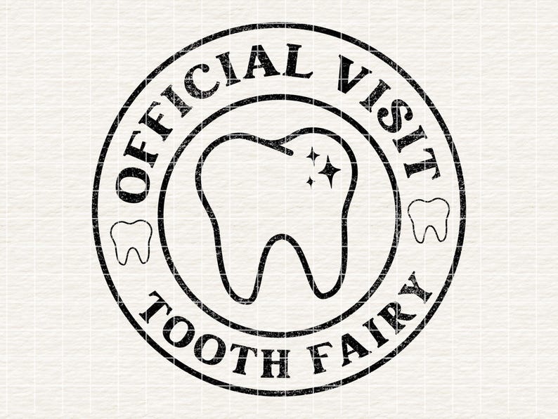 Tooth Fairy Official Stamp PNG, Letter From Tooth Fairy, Toothfairy ...