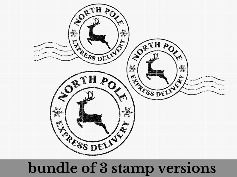 Santa Claus Approved Nice List Stamp PNG Official Seal North Pole ...