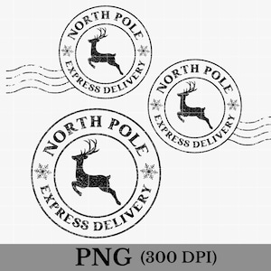 Santa Claus Approved Nice List Stamp PNG Official Seal North Pole ...